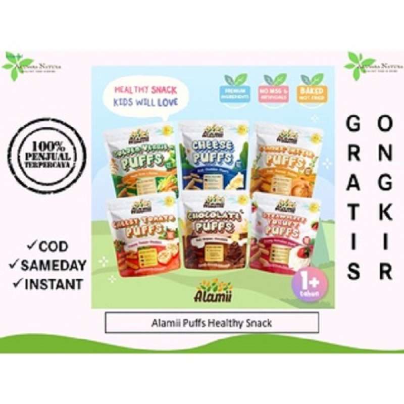 Jual ALAMII PUFF HEALTHY SNACK ANAK 30GR promina milna snack bayi ...