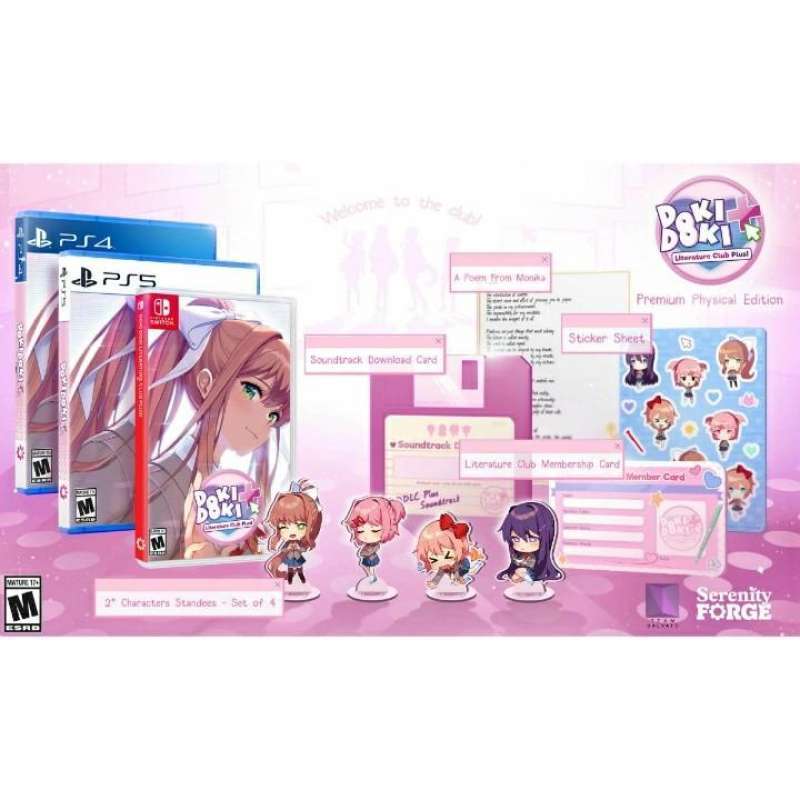 Jual Doki doki literature club plus Premium edition(Switch) di Seller ...