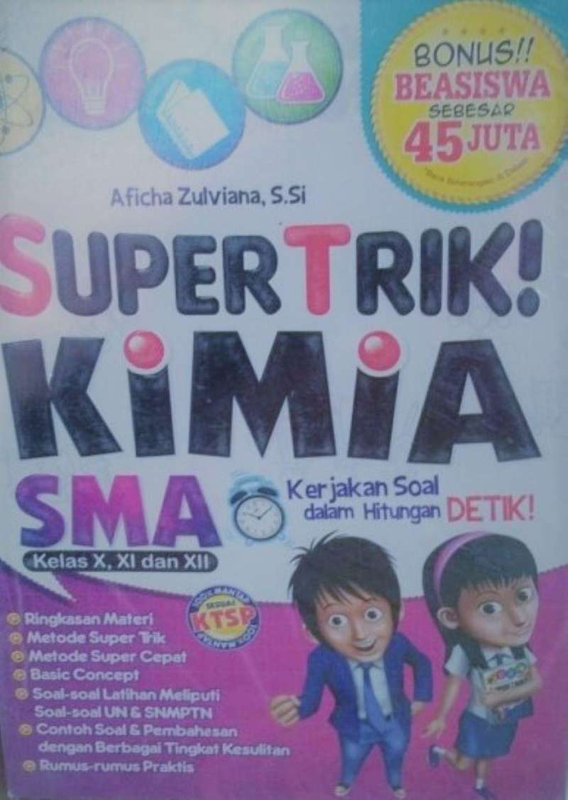 Jual Buku Super Trik! Kimia SMA Kelas X,XI,Dan XII (Sesuai KTSP) di ...