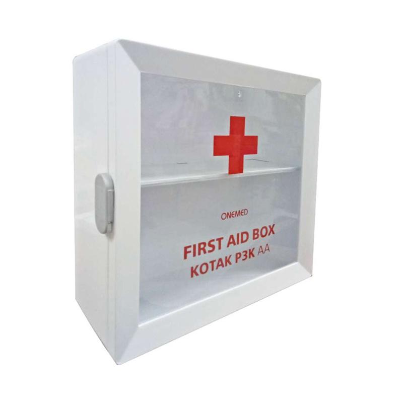 Promo OneMed Kotak P3K AA Rak Dinding Gantung Obat First Aid Kit Hanger ...