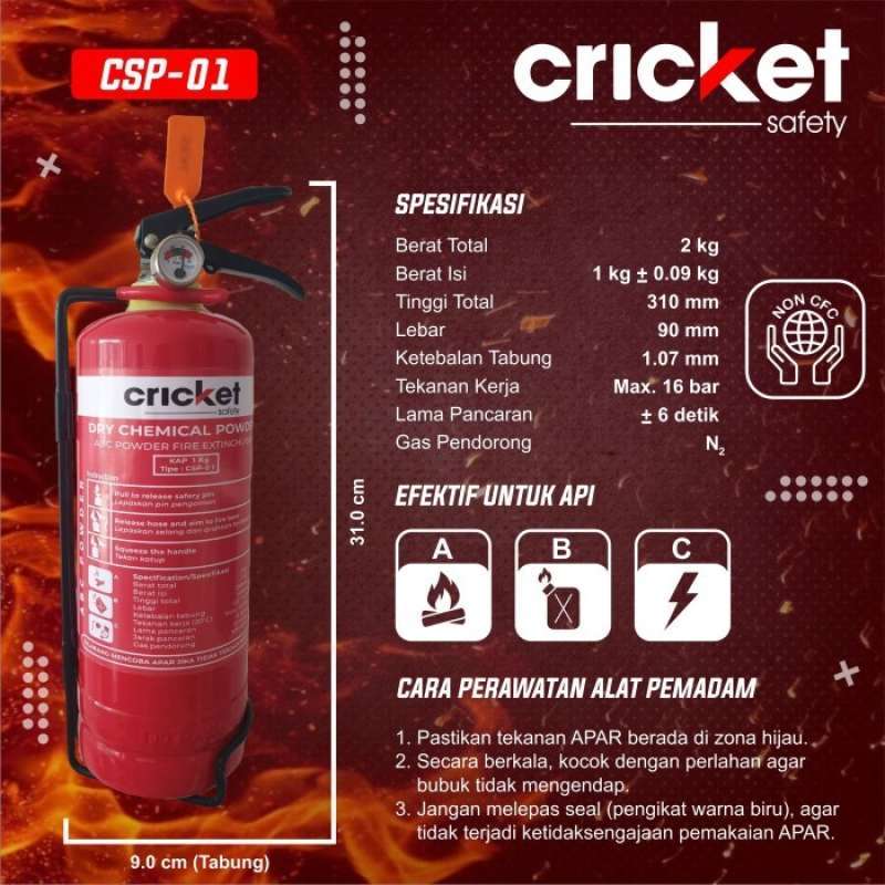 Promo Apar 1 Kg Cricket Safety / Apar Abc Powder 1 Kg / Apar Mobil ...