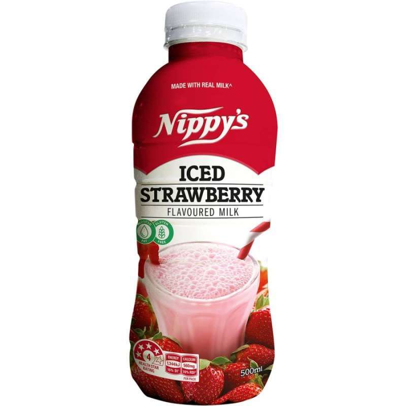 Promo Nippy's Iced Strawberry Flavoured Milk [500 mL] Diskon 11% di ...