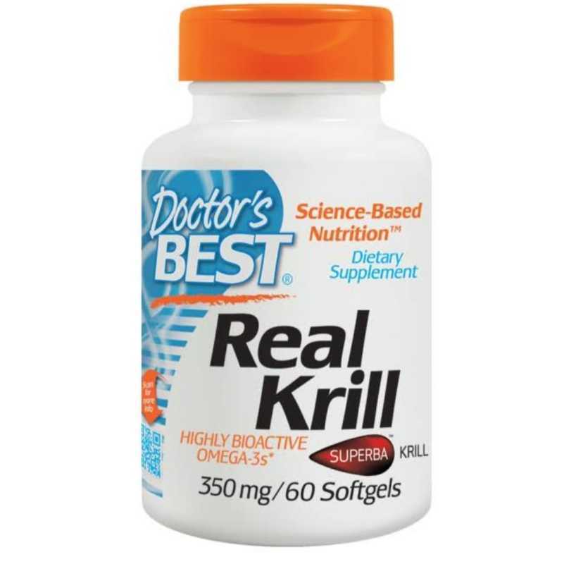 Jual Doctor's Best Real Krill oil Superba Antarctic Omega-3 DHA EPA ...