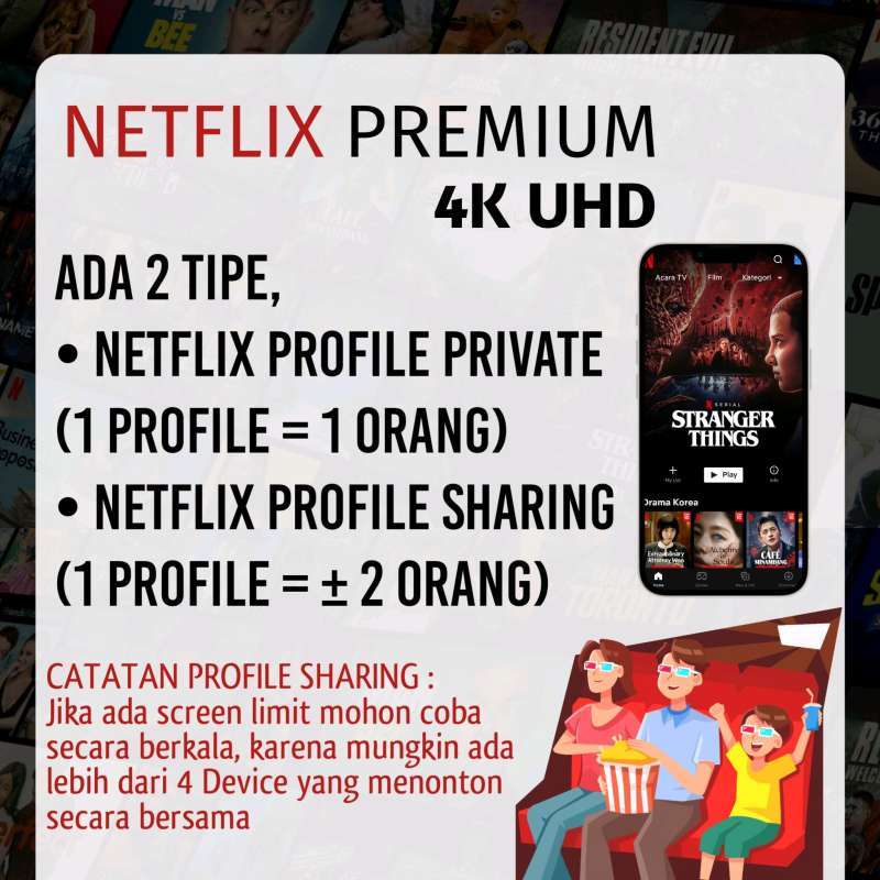 Jual Netflix Premium 1 Bulan Full Garansi Di Seller Vcbeamshop - Tempel ...