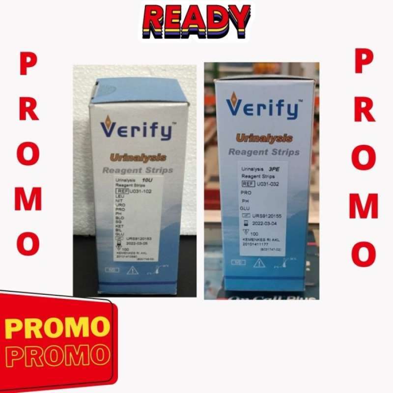 Jual Verify 10 Parameter / Verify 3 Parameter / Urine Analysis / Verify ...