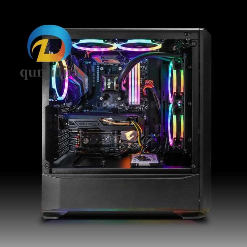 Jual Qunjiajia Coolmoon Cpu Cooler Argb 120mm 4 Pin Radiator Pc ...