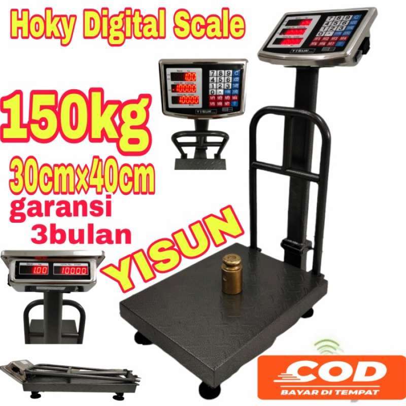 Jual timbangan duduk digital 30x40 150kg+pagar di Seller Dapuraku Store - Duri Kepa, Kota ...