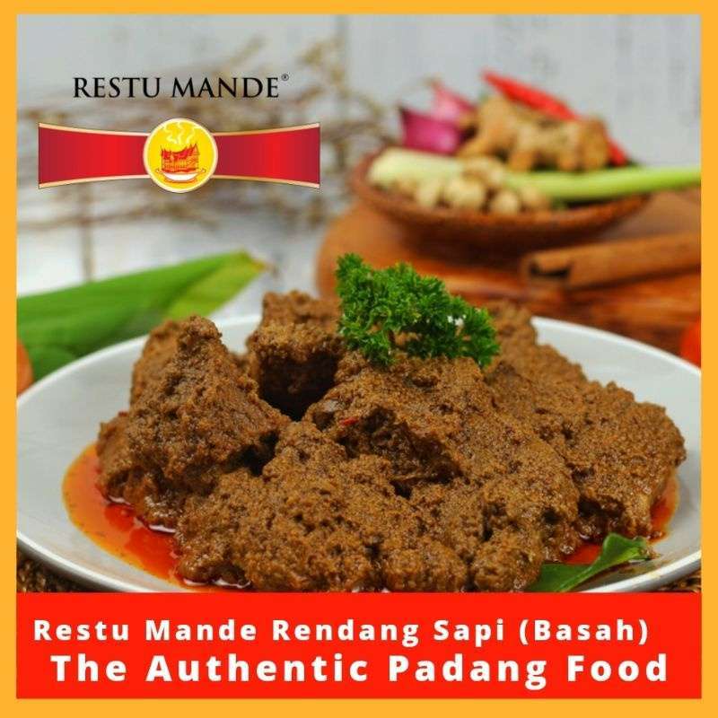 Jual Restu Mande Rendang Sapi Basah [Original Taste/ 125 g] di Seller ...