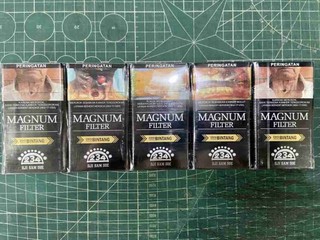 Jual Rokok Magnum Filter Edisi Bintang 12 Batang / Slop / 10 Bungkus Di ...