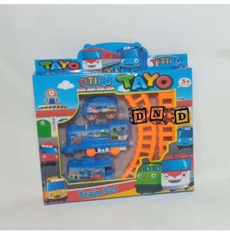 Jual DND Shop Titipo Tayo Train Play Set Mainan Anak [3 Gerbong] di ...