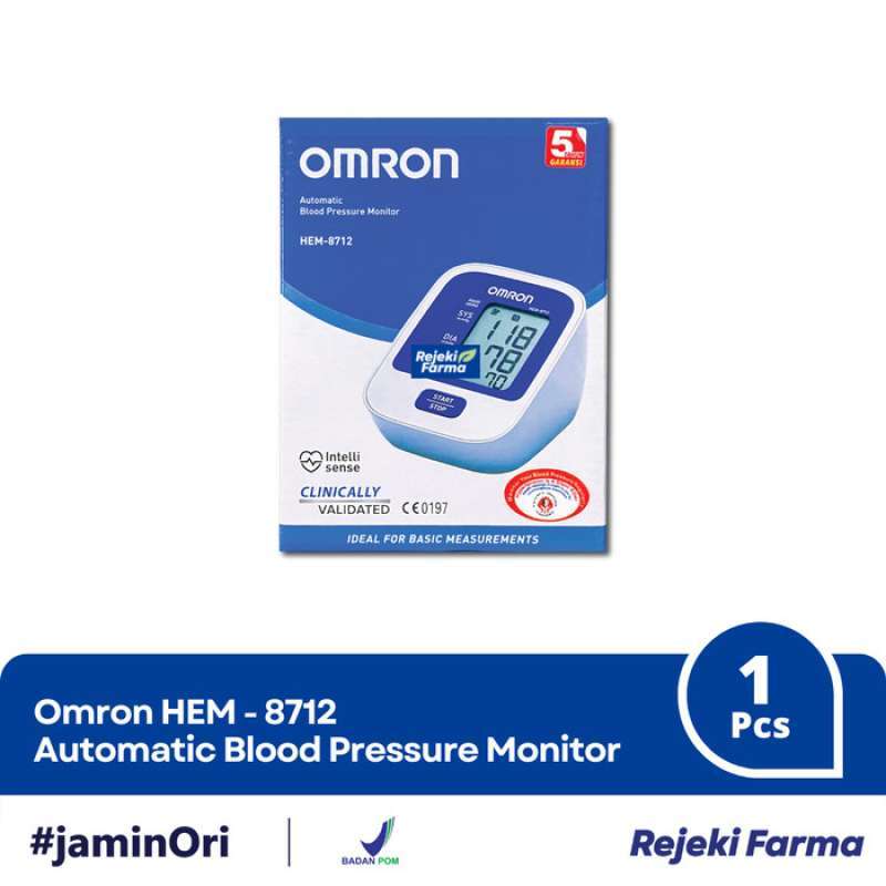 Promo OMRON Blood Pressure Monitor HEM-8712 - Tensi Meter Digital ...
