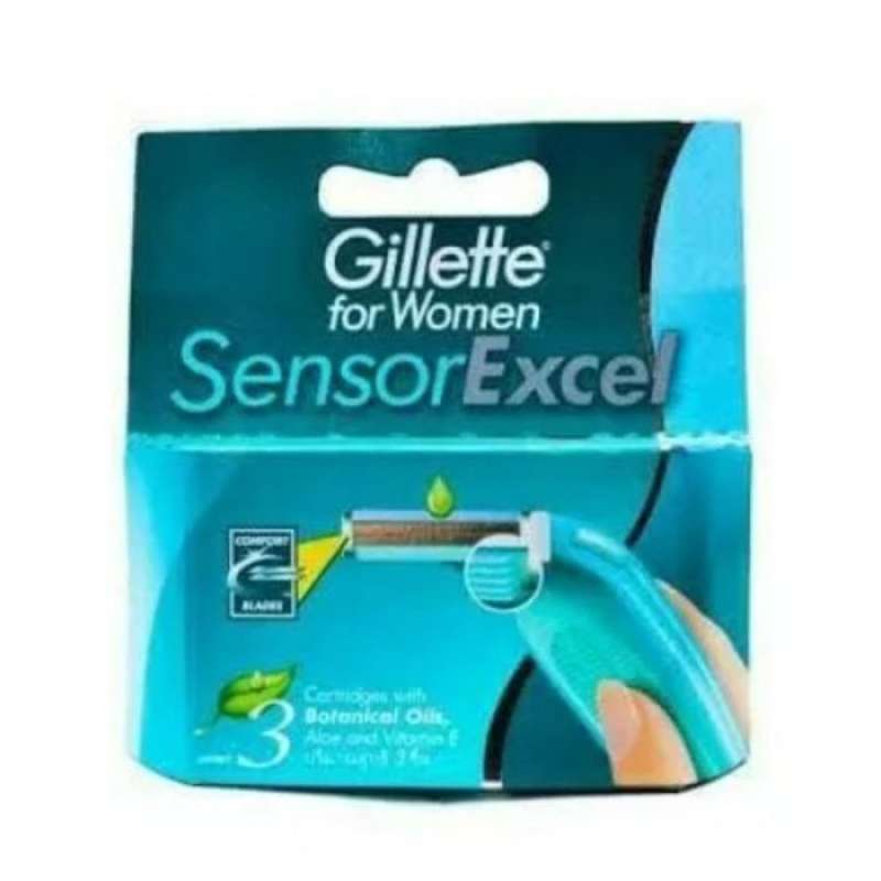 Jual Gillete Cartridge Sensor Excel Isi 5 / Sensor Excel For Women 3'S ...