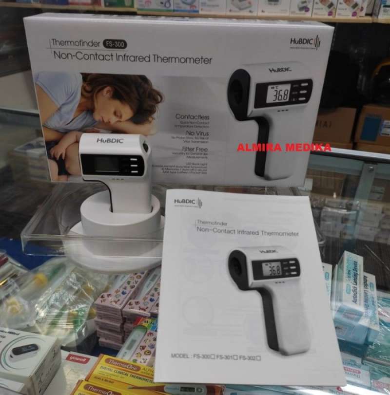 Jual Thermometer / Termometer Digital Infrared Non Contact Hubdic Fs ...