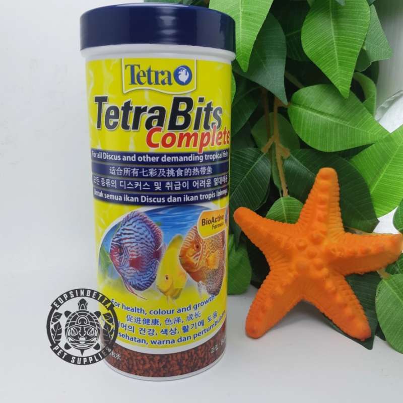 Jual Tetra Bits / TetraBits Complete 93 g Makanan Discus Pellet ikan di ...