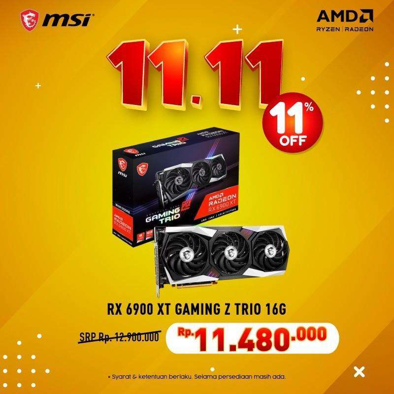 Jual Msi Radeon Rx 6900 Xt Gaming Z Trio 16g Gddr6 Di Seller Denzcomp - Denzcomp - Kota Bandung ...