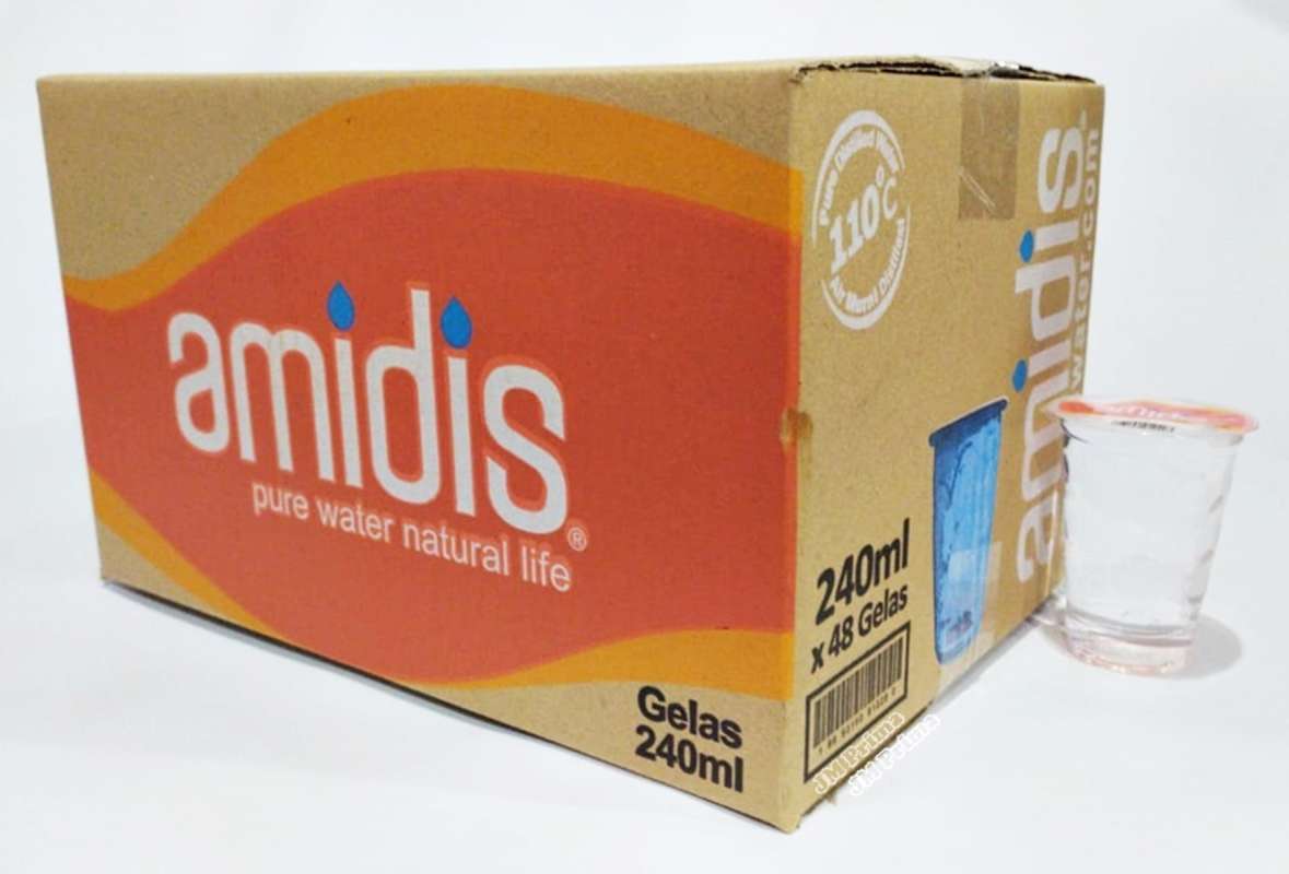 Jual Amidis Gelas 240ml [1 Karton/48 Gelas] Di Seller Jm Prima ...