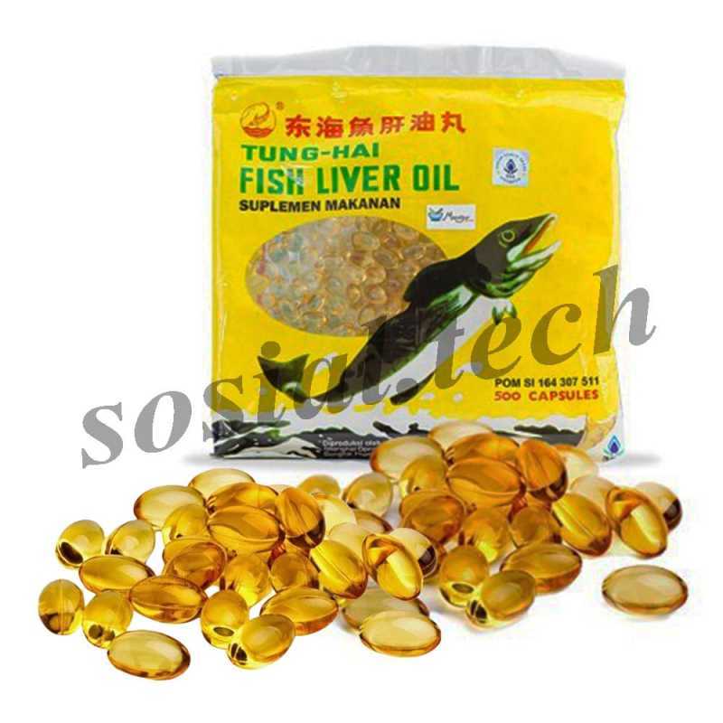 Jual Minyak Ikan Tung Hai Fish Liver Oil 100-500 Capsule Minyak Ikan Di ...