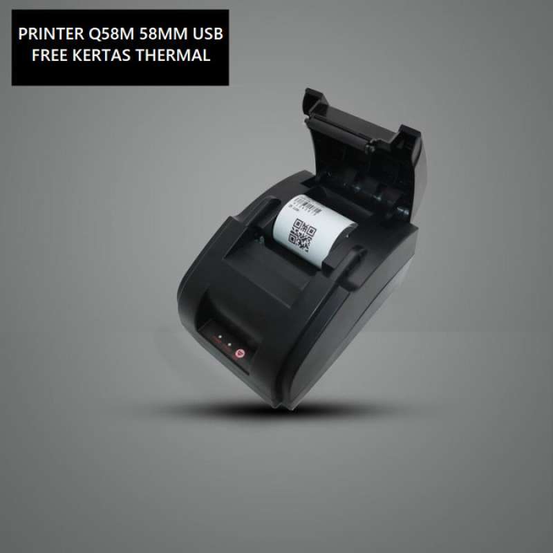 Promo Printer Kasir Thermal QPOS 58mm Q58M - USB Diskon 26% di Seller Lancar niaga - Kartini ...