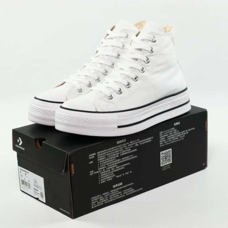 Promo Sepatu Converse Chuck Taylor All Star Lift High White Original ...