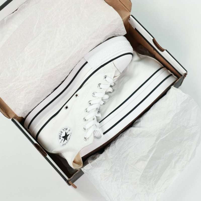 Promo Sepatu Converse Chuck Taylor All Star Lift High White Original ...