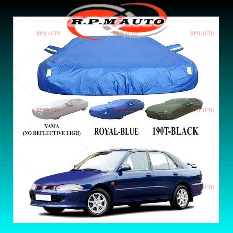 Jual Proton Wira Aeroback High Quality Car Cover 190T Yama Royal-Blue ...