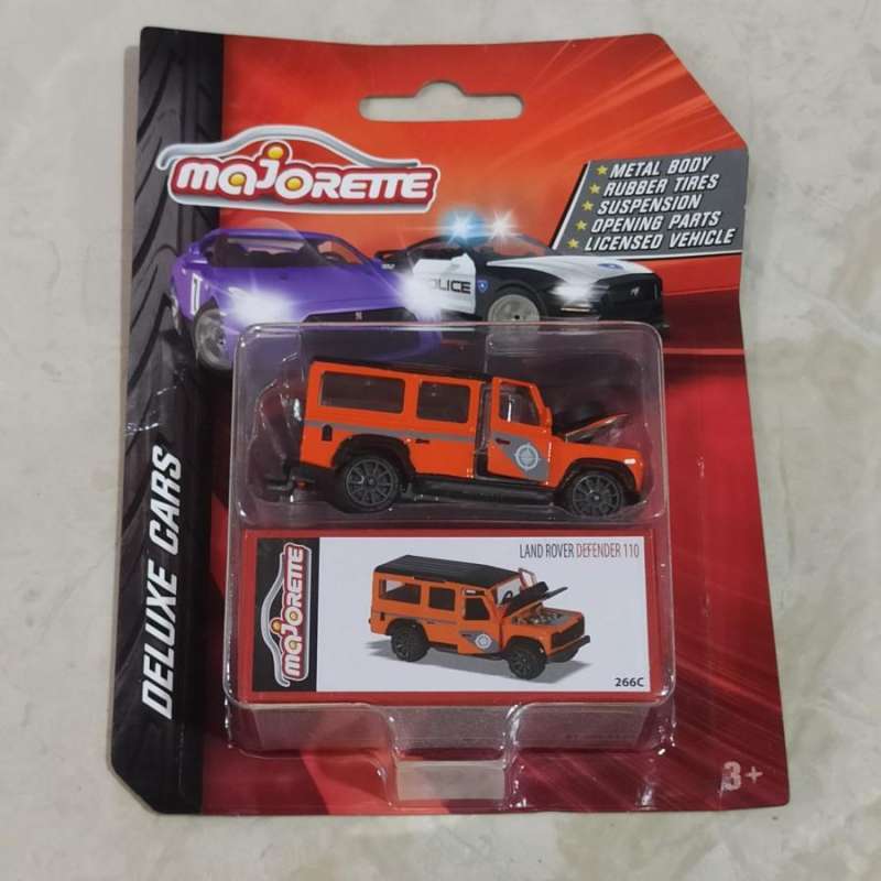Jual Majorette Land Rover Defender 110 Orange Diecast Hot Wheels Tomica ...