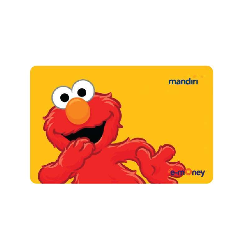 Jual Kartu Emoney Mandiri Elmo Monster Merah 3 Kartun Anime Kartu Etoll ...
