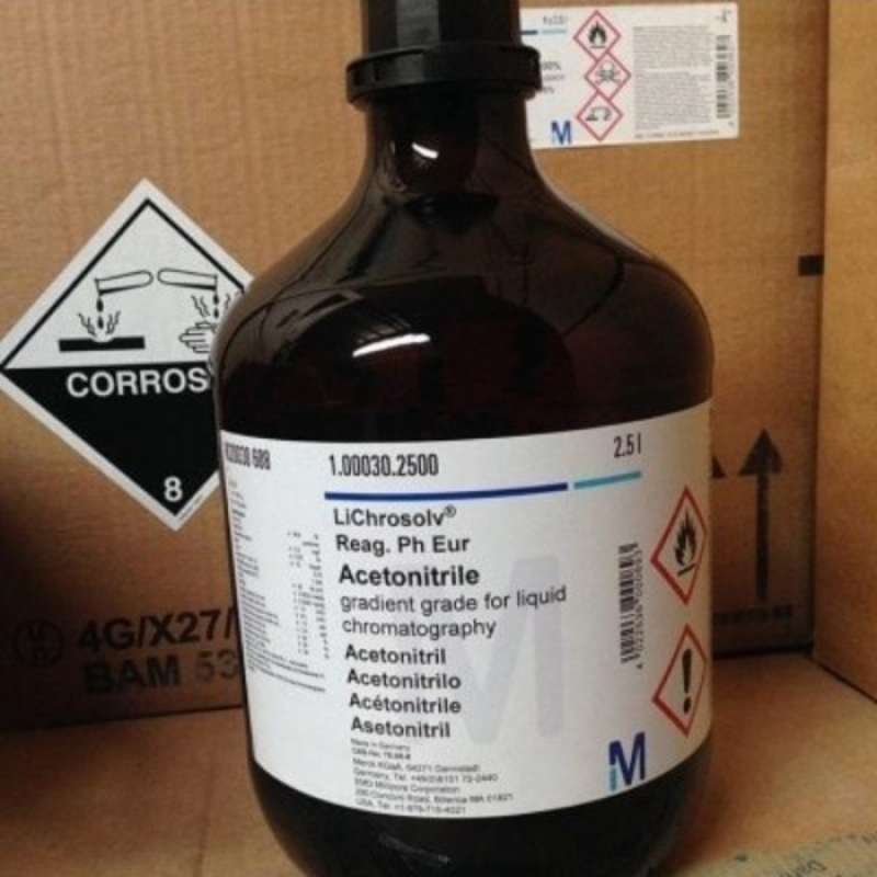 Promo Acetonitrile For Liquid / Merck 1.00030.2500 / Merck 100030 ...