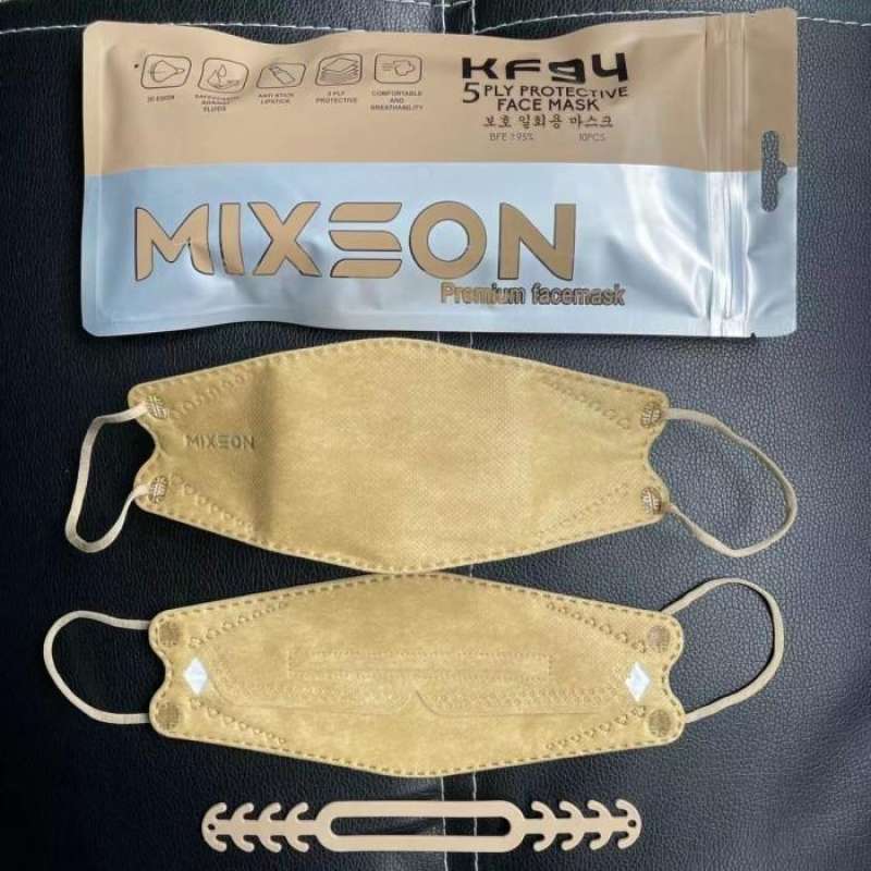 Jual King [ Mixson ] Masker Premium Kf94 4 Ply Isi 10Cs Tali Sewarna ...