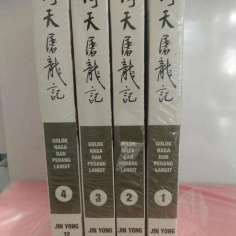 Jual buku novel trilogi rajawali golok naga dan pedang langit jilid1-4 ...