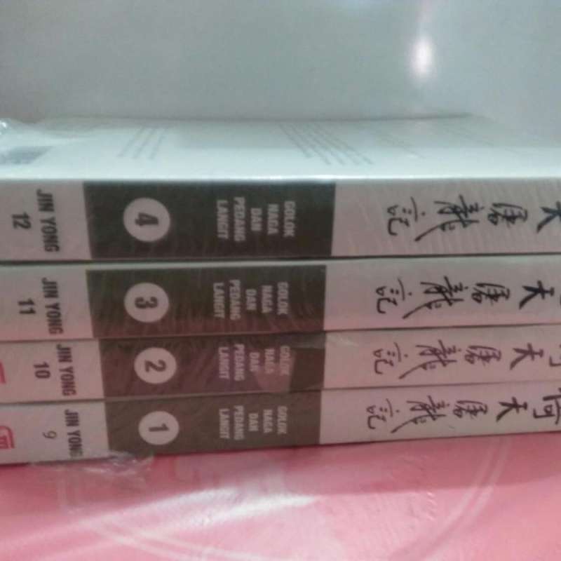 Jual buku novel trilogi rajawali golok naga dan pedang langit jilid1-4 ...
