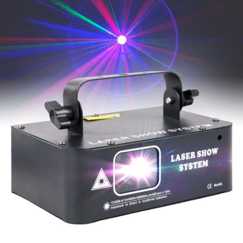 Jual Alien Lampu Sorot Panggung Disco Beam Laser RGB DMX 500mW SLP ...