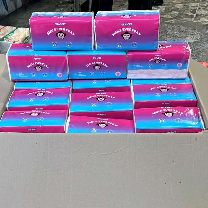 Jual Tisu Tita Soft 150 Sheet 2 Ply - 1 Dus Isi 60 Pcs -tisu Wajah ...