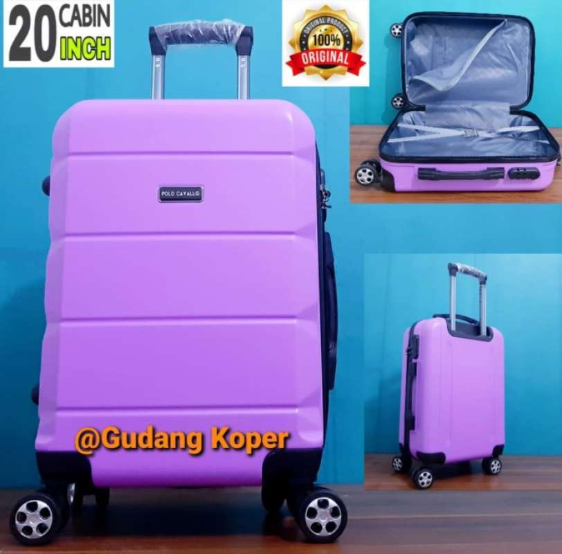 Promo Tas Koper Polo 20 Inch,koper Original,koper Umroh,005 Pink ...