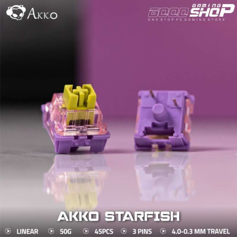 Promo AKKO CS JELLY + SPONGE + STARFISH SWITCH MECHANICAL KEYBOARD Diskon 50% di Seller Erlangga ...