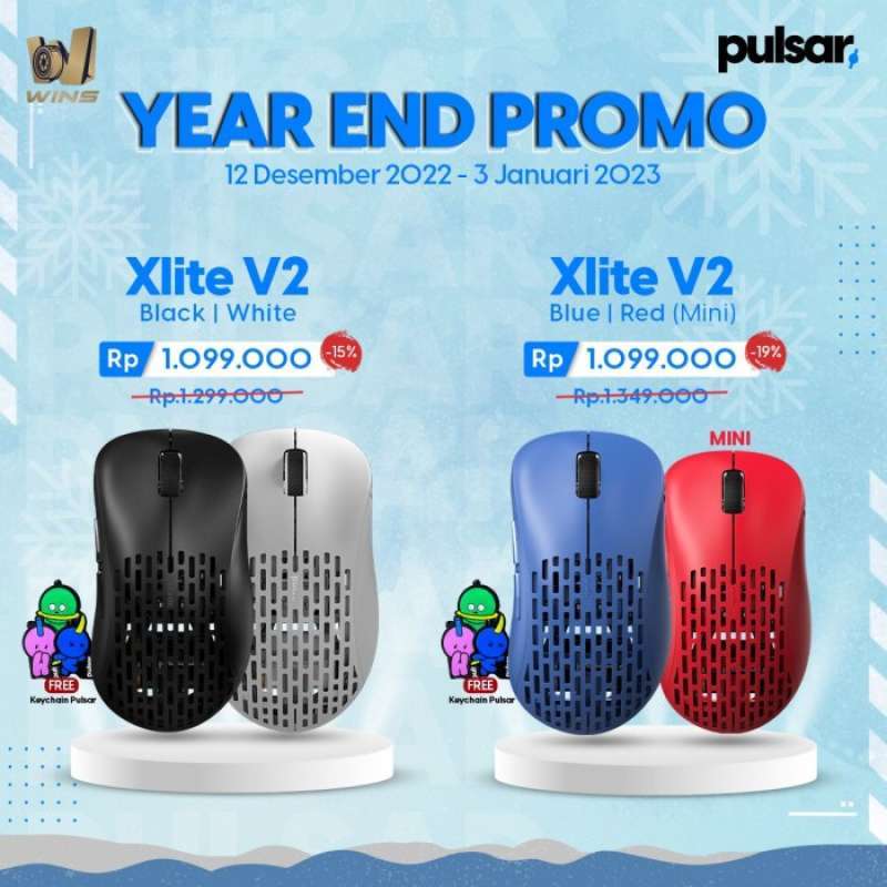 Promo Pulsar Xlite Wireless v2 Gaming Mouse for Profesional Gamers ...