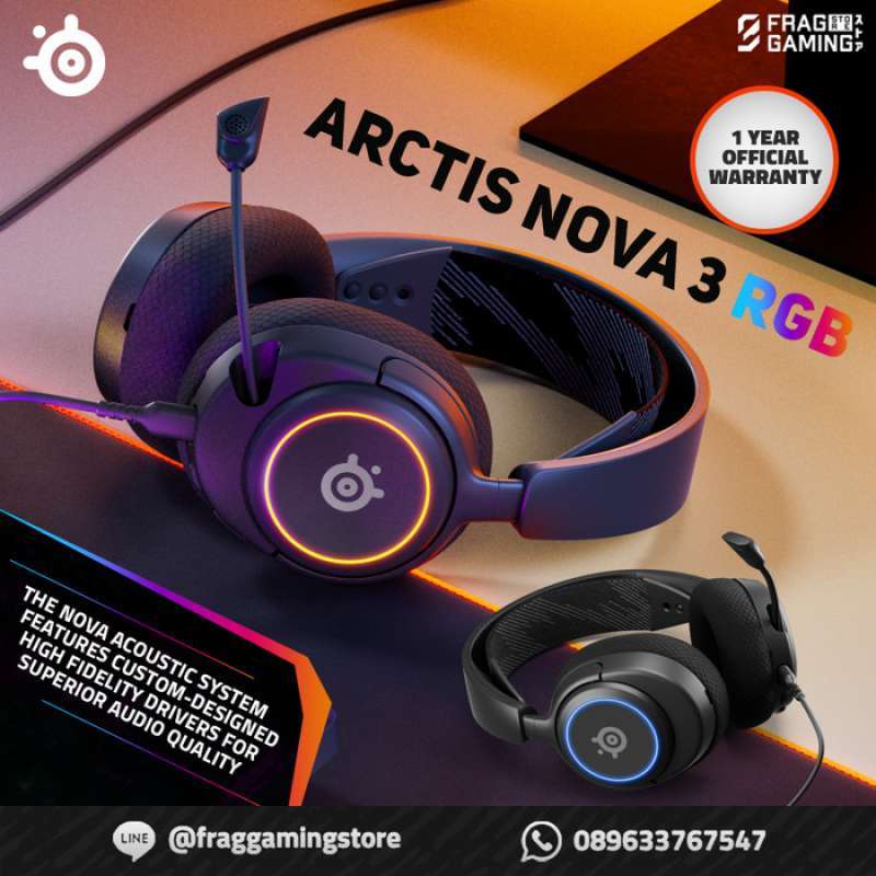Promo Steelseries Arctis Nova 3 RGB / Arctic Nova 3 RGB Gaming Headset Diskon 50% di Seller ...