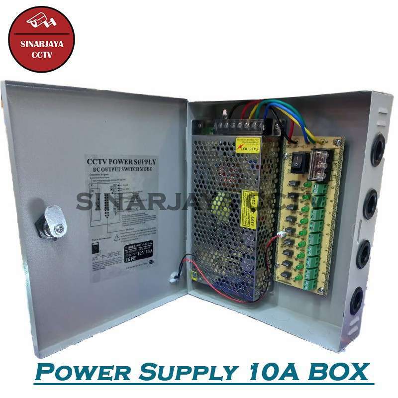 Jual POWER SUPPLY BOX ADAPTOR CCTV 12V 10A di Seller Plaza Ambarukmo ...