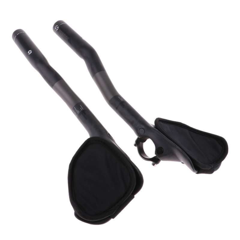 Jual Handlebar Aero Bars Triathlon Bike Arm Rest Relaxation Handle Bar ...