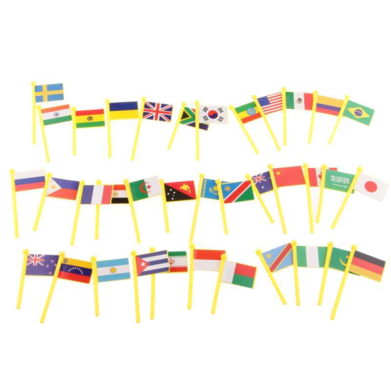 Jual Wooden World Map Matching Puzzle Geography Flag Stand World Map ...