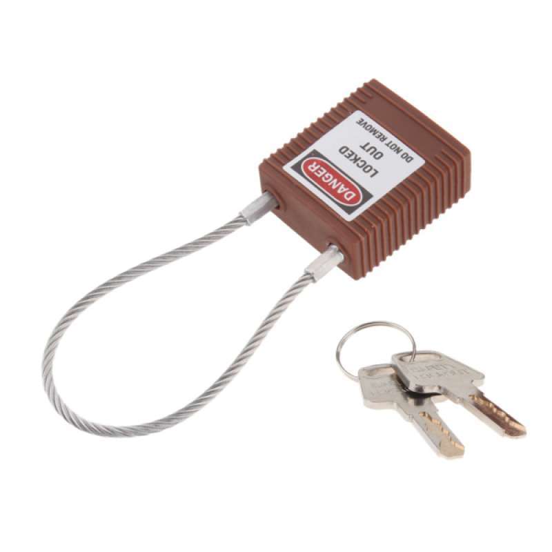 Jual Master Lock Safety Lockout Padlock Keyed Different,Standard 6-pin ...