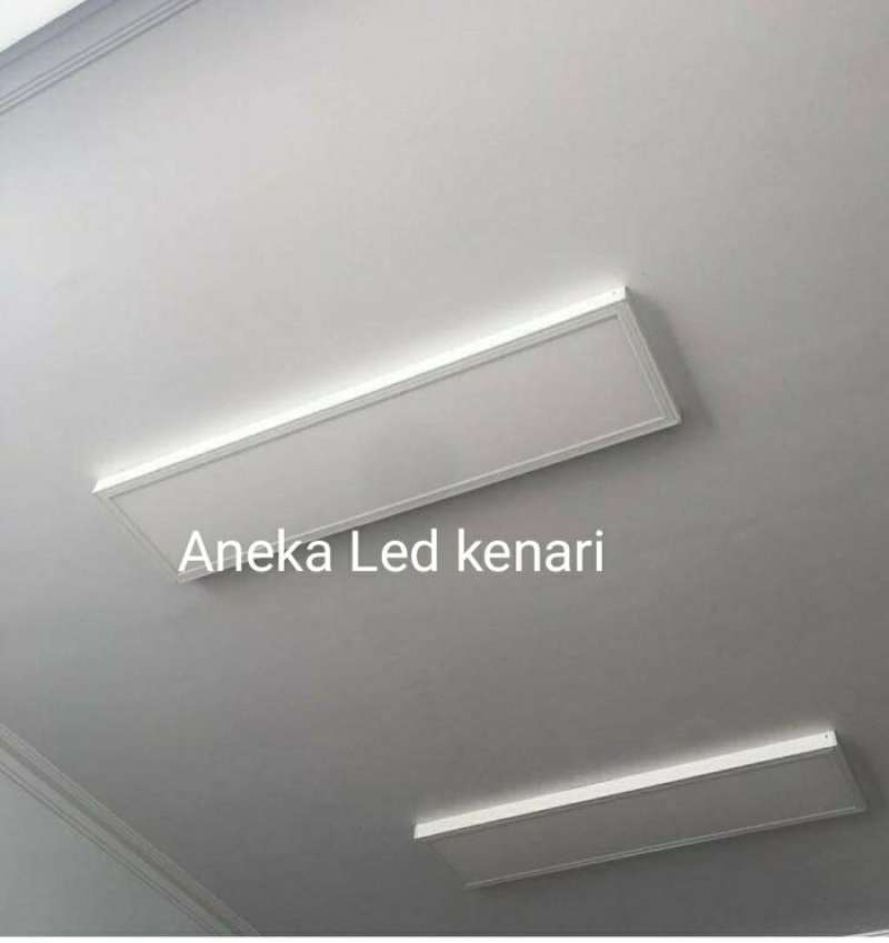 Promo lampu plafon led tempel 48w / downlig panel led outbow 30x120 cm ...