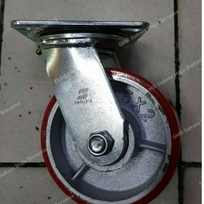 Promo Roda Troli Heavy Duty 5 inch Swivel Diskon 23% di Seller Moskov ...