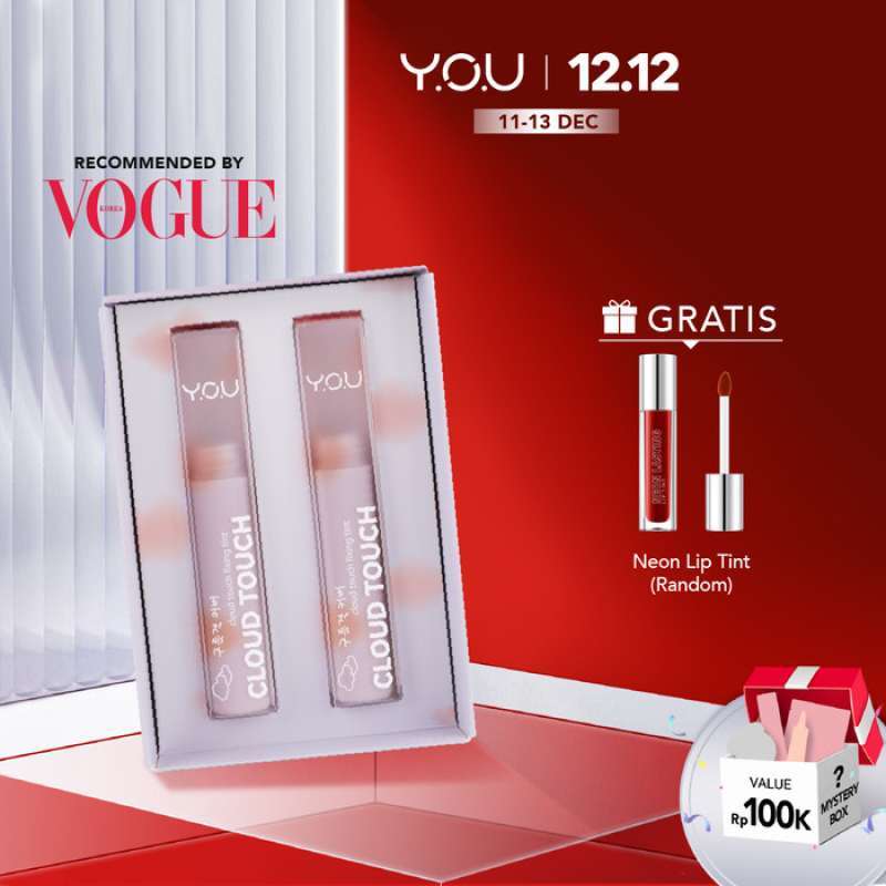 Jual You Cloud Touch Fixing Lip Tint Special Pack | Lip Stain Ringan ...