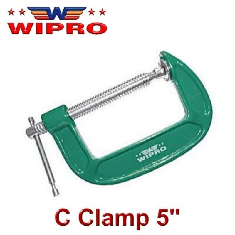 Promo Klem C Catok C Clamp C Jepit Kayu 5 In Wipro Diskon 23% di Seller ...