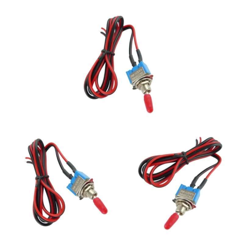 Promo 3x Profession Security Alarm Pre-Wired On/Off Mini Toggle Switch ...