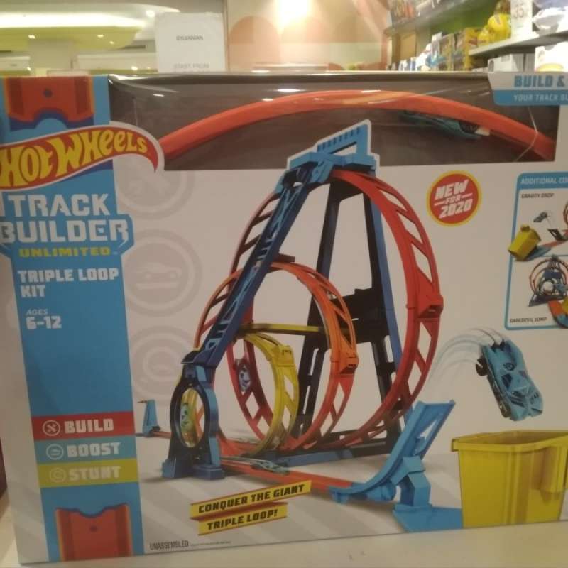 Promo hot wheels track / hot wheels triple loop track Diskon 29% di ...