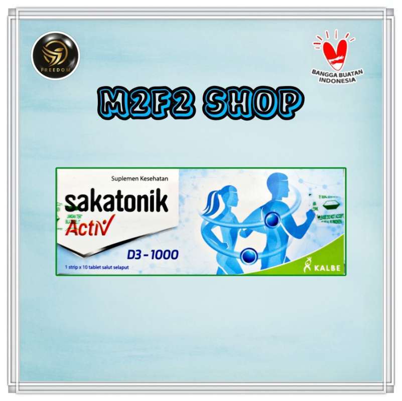 Jual Sakatonik Activ D3 1000 Iu Suplement Kesehatan Tablet 1000 ...