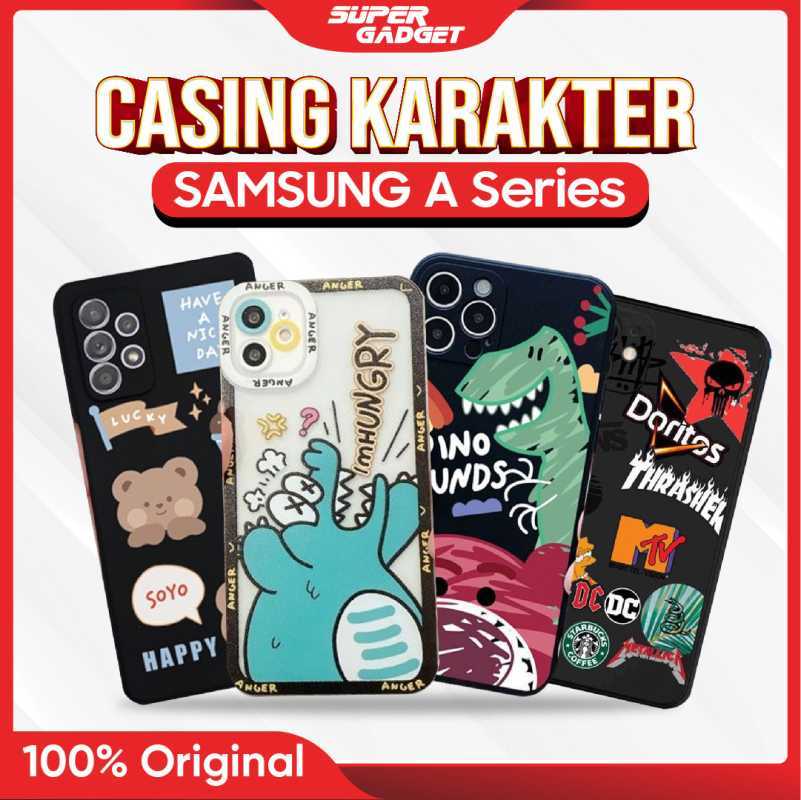 Promo Case Karakter Samsung A03 A03s A13 A23 A33 A53 A73 Casing ...