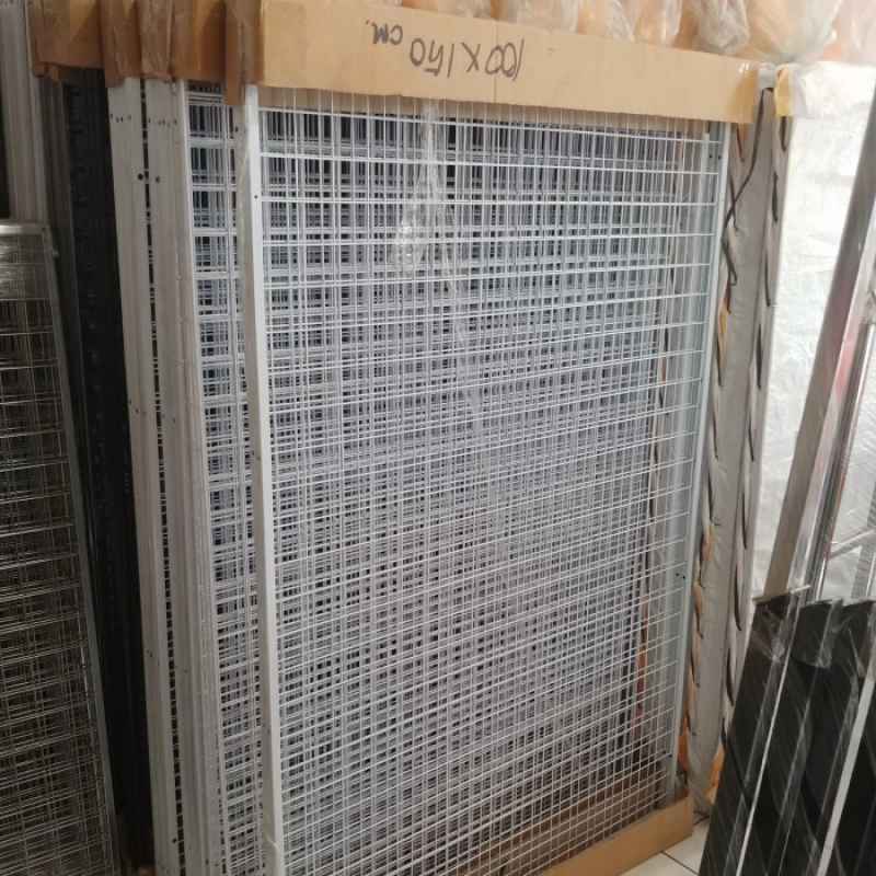 Promo Ram Kawat Coating Ukuran 100*150Cm Dgn Frame Besi Diskon 23% di ...